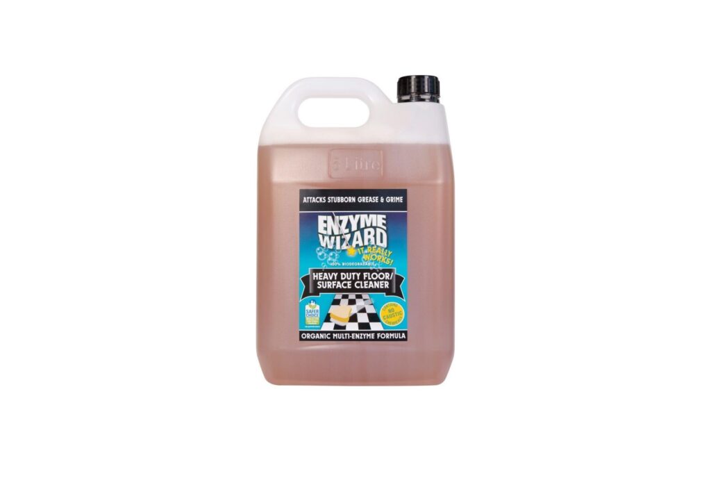 Enzyme Wizard Heavy Duty Floor and Surface Cleaner - Breaks Down Oil ...