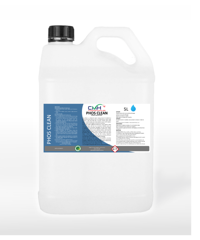 Phos Clean Rust and Concrete Stain Remover - CMH Cleaning Supplies and ...
